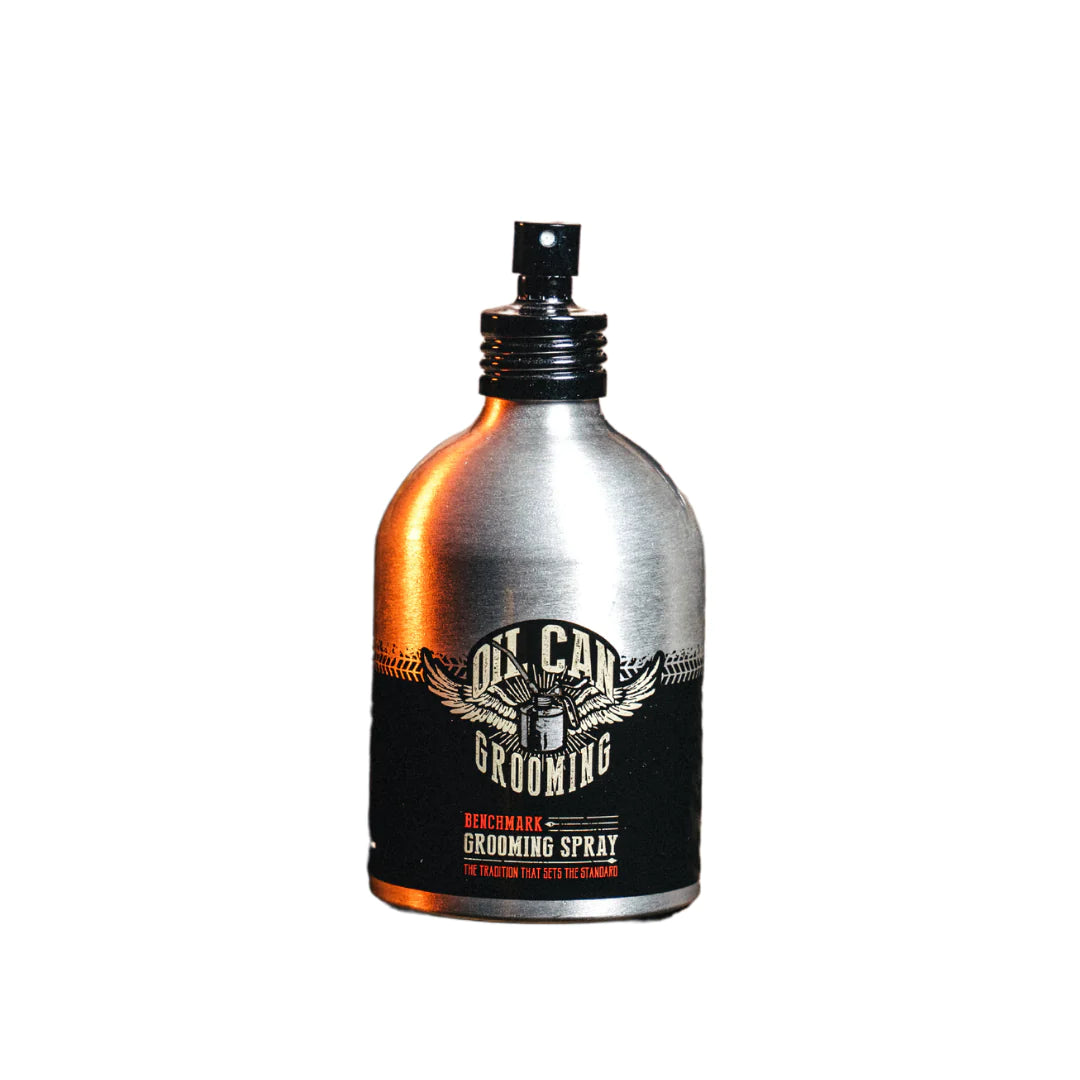 Oil Can Grooming Benchmark Grooming Spray – Ultimate Barber Supply