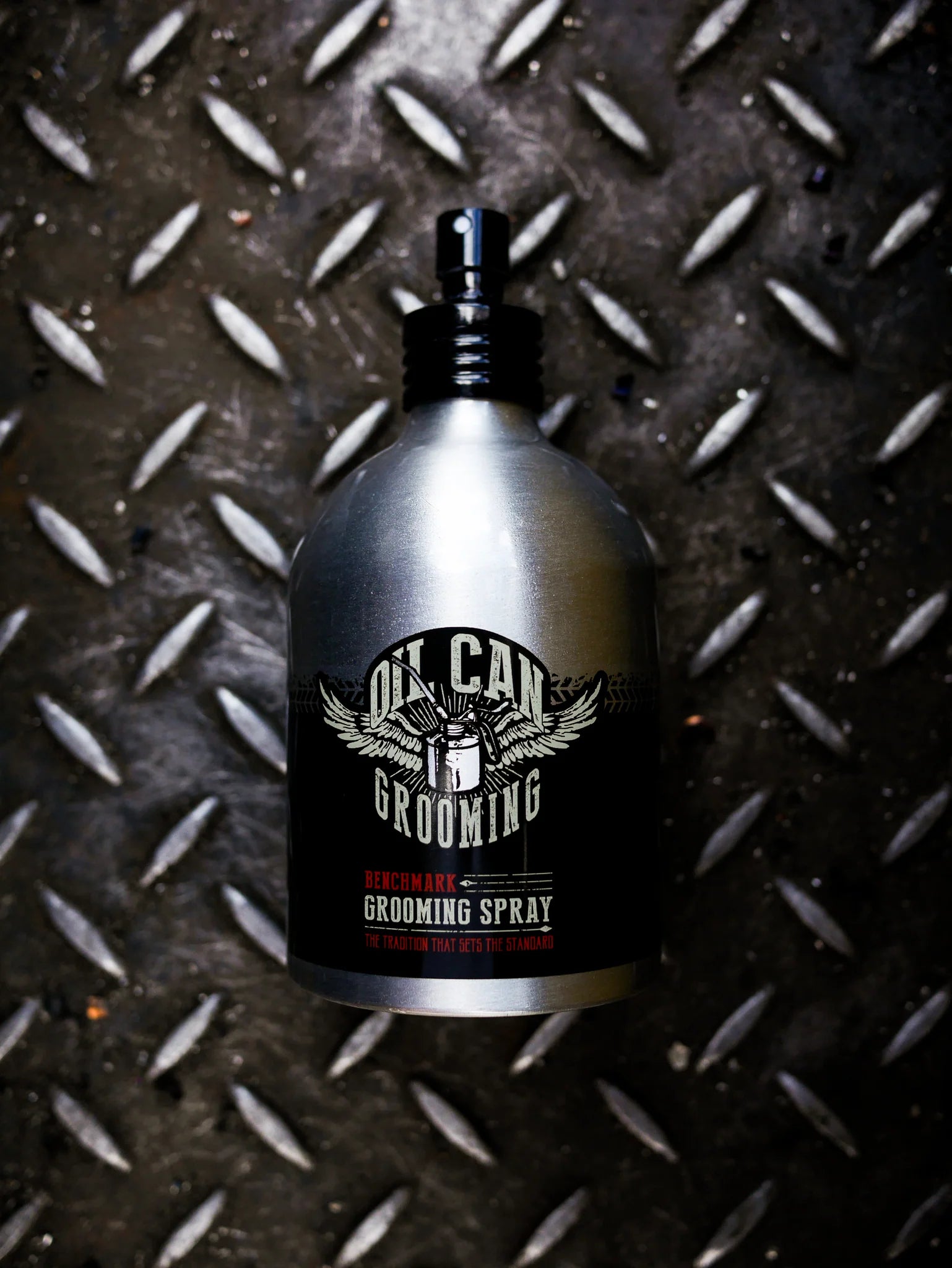 Oil Can Grooming Benchmark Grooming Spray – Ultimate Barber Supply